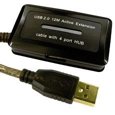 Active USB Cable With Port USB Hub M USB REP HUBNL Cabledepot