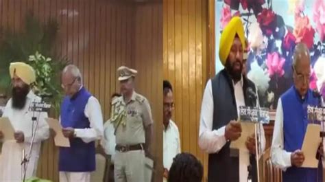 Punjab Cabinet Expansion Gurmeet Singh Khudian Balkar Singh Sworn In As Ministers