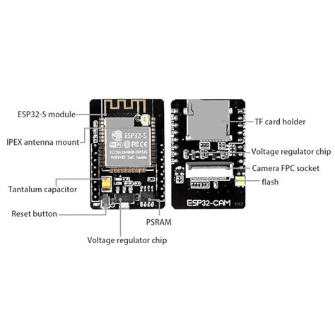 melife esp32 cam bluetooth module wifi development board with camera ov2640 2mp for arduino