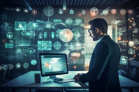 Premium Photo Securing Business In The Digital Age Young Entrepreneur