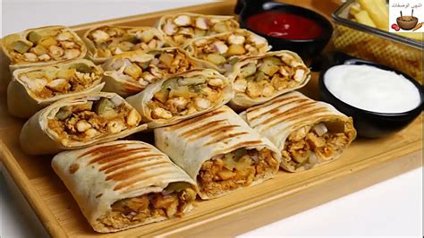 شاورما الدجاج حضريها في البيت بطريقة ألذ وأطيب من المطاعم وبتتبيلة جدا