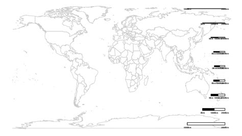 R Ggsn Global Map Scale Bar Looks Wrong Stack Overflow