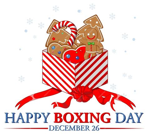 Free Vector Happy Boxing Day Banner Design