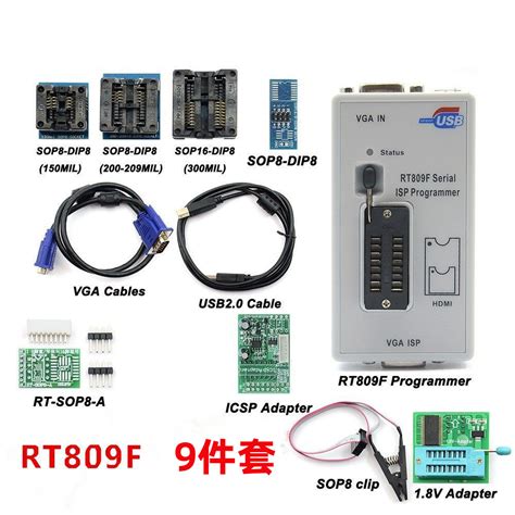 Original Rt809f Isp Programmer Rt809 Lcd Usb Programmer Repair Tools 24 25 93 Serise Ic With