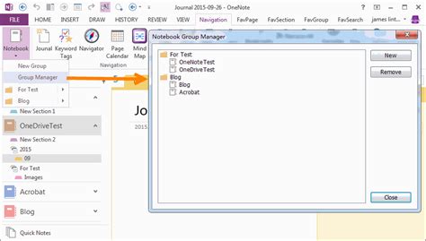 Grouping OneNote Notebooks Close Or Open A Group Of OneNote Notebooks Office OneNote Gem Add Ins