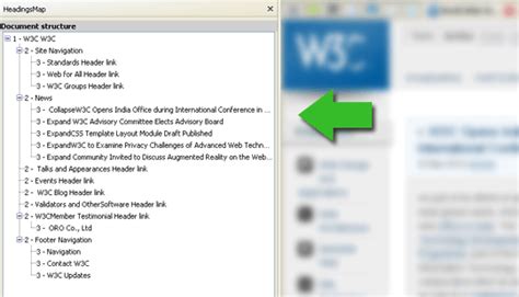 Easily Create A Page Heading Map In FireFox