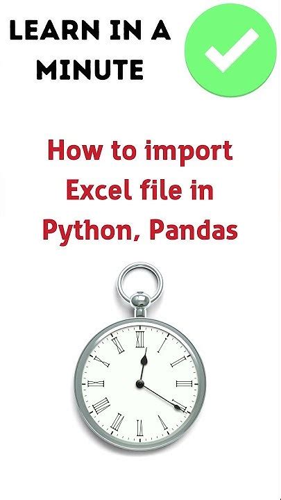 How To Import Excel File In Python Youtube