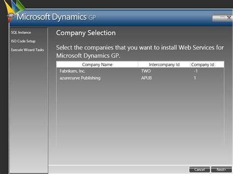 Hands On With Microsoft Dynamics Gp 2016 R2 Configure Web Services Azurecurve