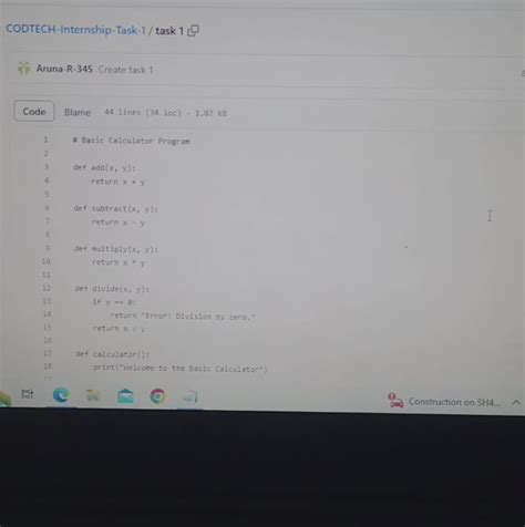 R Aruna On Linkedin Internship Codtechit Pythonprogramming Careergrowth Grateful