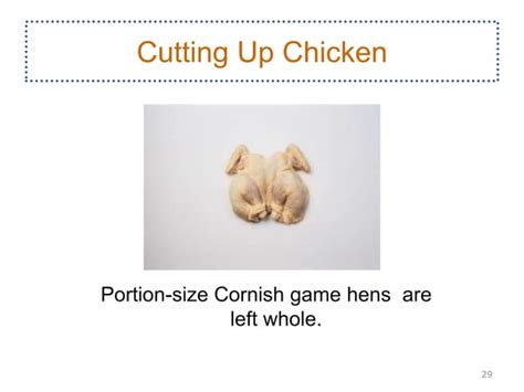 Teaching Schedule Poultry Meats Classification And Identification Various Cuts Ppt