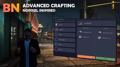 PAID QBCore OX SUPPORT Advanced Crafting NoPixel Inspired FiveM Releases Cfx Re