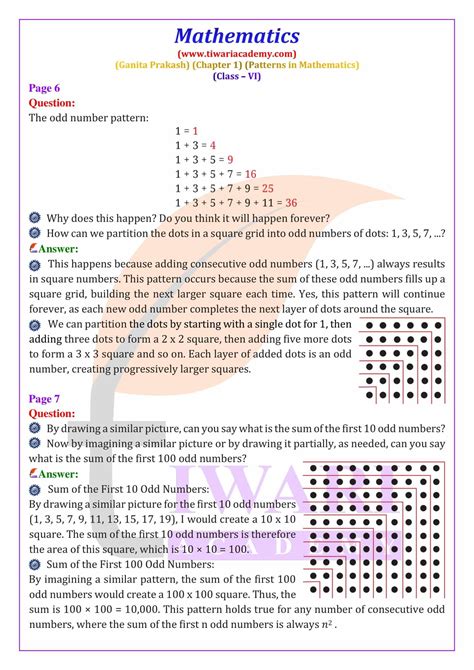 [for Session 2025 26] Ncert Solutions For Class 6 Maths Chapter 1