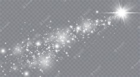 떨어지는 눈크리스마스 배경눈보라투명한 배경조명 효과 프리미엄 벡터
