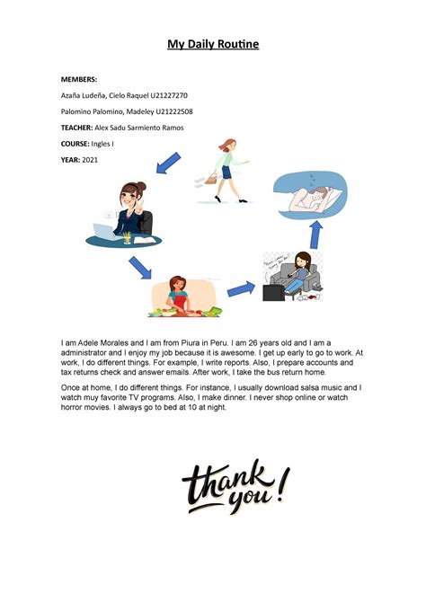 Week 10 Task Assignment My Daily Routine My Daily Routine Members Azaña Ludeña Cielo