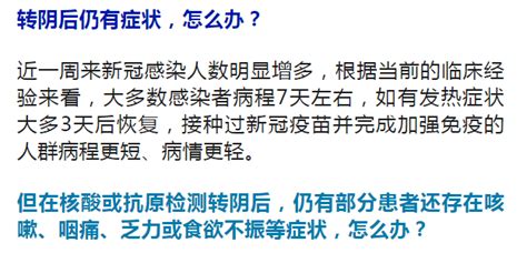 转阴后仍有症状，怎么办？山东密克疫情