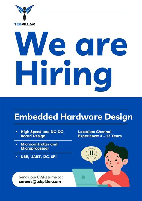 Tekpillar® On Linkedin Hiring Embedded Hardware Design Engineer Chennai Experience