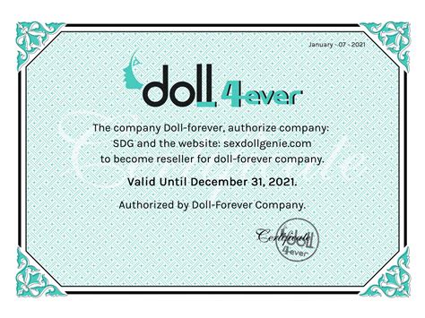 Sdg Certifications Sex Doll Genie