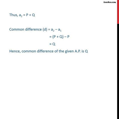 Question 2 If Sum Of N Terms Of Ap Is Np 12nn 1q Examples