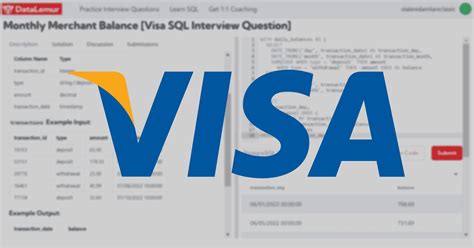 10 Visa Sql Interview Questions Updated 2024