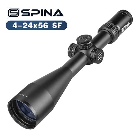 Hunting Scope Optical Sights 4 24x56 Sf Glass Reticle With Side Parallax Turrets Reset 