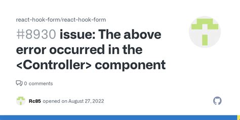 Issue The Above Error Occurred In The Component Issue 8930 React