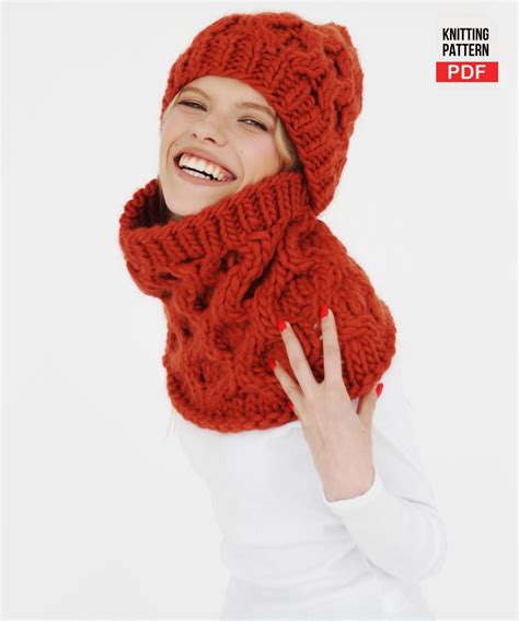 Knitting Pattern For A Snood Knitting Pattern For A Hat Infinity Scarf Pattern Knit Scarf