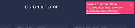 Lightning Terminal Unable To Fetch Sessions Error · Issue 326