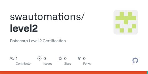 Github Swautomations Level Robocorp Level Certification