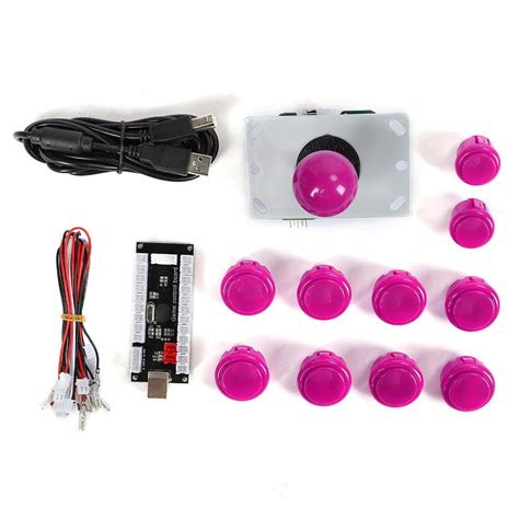 Buy Arcade Gaming Kits Single Player Arcade Game DIY Kit With Zero Delay USB Core Board
