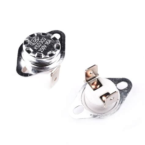Ksd302 16a 250v 40 300 Degree Ceramic Ksd301 Normally Closed Temperature Switch Thermostat 85c