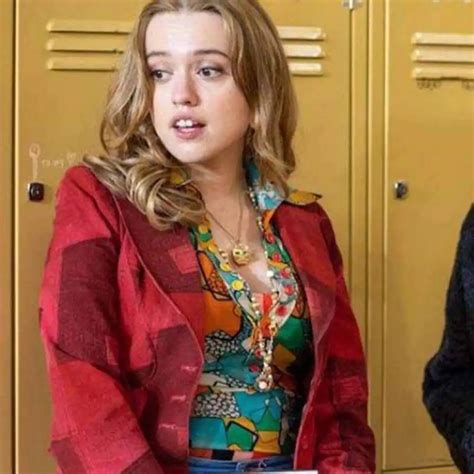 Sex Education Aimee Gibbs Red Coat Jackets Mob