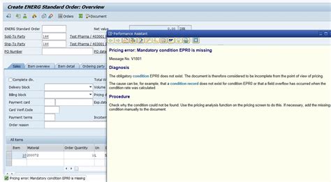 Pricing Error In Sap Mandatory Condition Epr0 Missing Fix And Solution