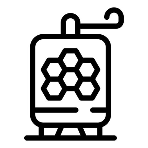 Premium Vector Street Advertising Displaying Honeycomb Structure For Beekeeping Products