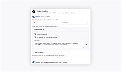 ‎global timeout settings sprinklr help center