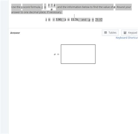 Solved Use The Z Score Formula Z And The Information Below Chegg Com