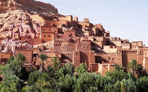 Panoramic View Of Ait Benhaddou A Unesco World Heritage Site In