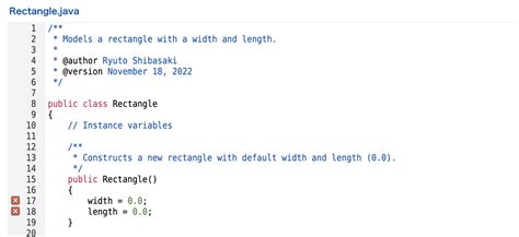 Solved Tanglejava∗∗ ∗ Constructs A New Rectangle With The