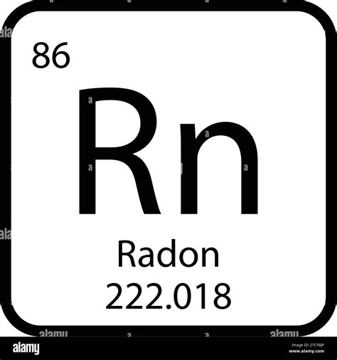Radon Icon Vektor Illustration Design Stock Vector Image And Art Alamy