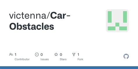 GitHub Victenna Car Obstacles
