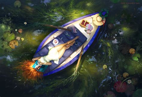 Wide Hips Artwork Boat Women Redhead Hd Wallpaper Rare Gallery