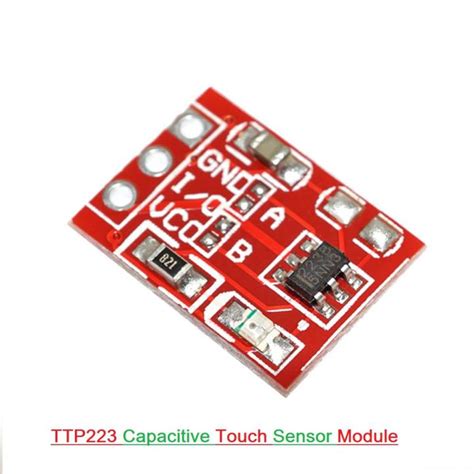 Red Ttp223 Ttp 223 Capacitive Touch Switch Capacitive Touch Sensor Module Dc 2v 55v Low Power