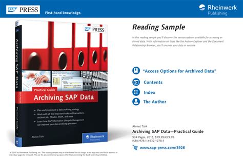 Sap Data Archiving Access Options And Tools