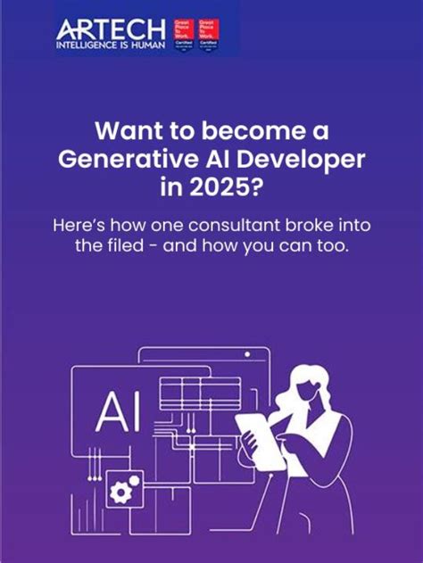 How To Become Generative Ai Developer In 2025 Artech