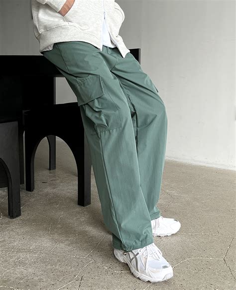 11 듀얼 카고 스트링 팬츠 Unisex남녀공용커플 바이슬림