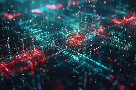 High Tech Control Room With Digital Screens Displaying Global Data