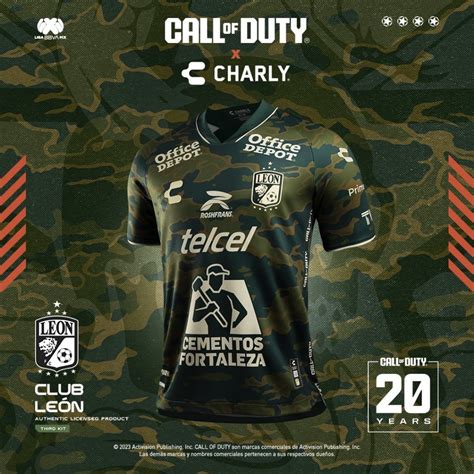 Club León X Call Of Duty Jersey 2023 24 Released The Kitman