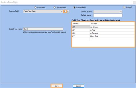 Gpm Au Support Centre Shortcuts On Form Fields For Custom Forms