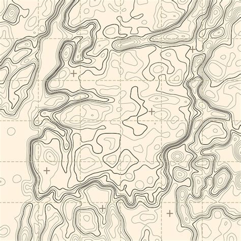 Premium Vector Topographic Contour Map With Grid Vector Relief Map