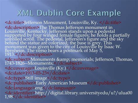 Ppt Dublin Core Powerpoint Presentation Free Download Id4015415