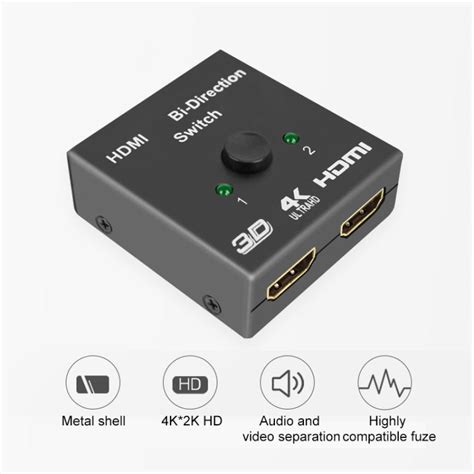 4k Hd Video Smart Two Way Hdmi Switcher Maverick Sales